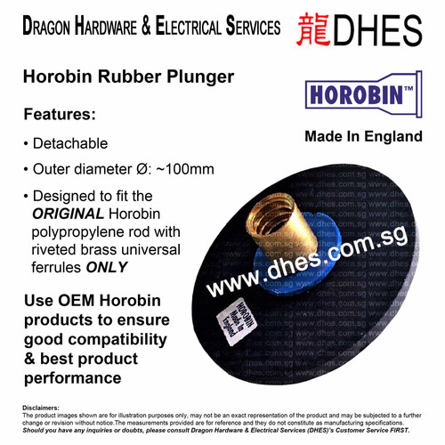 Horobin Rubber Plunger Heavy Duty Outer diameter Ø: 100mm Made in ...