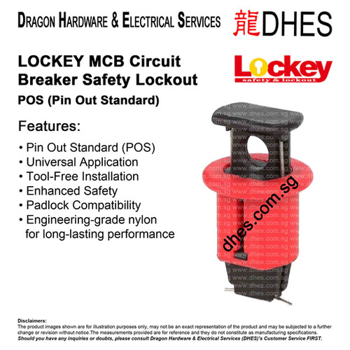 LOCKEY MCB Circuit Breaker Safety Lockout – POS (Pin Out Standard ...