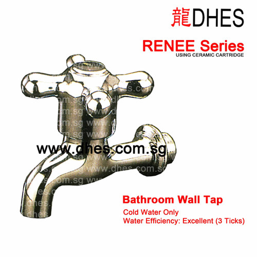 Renee Bathroom Wall Cross Tap (Cold Water) 322 | Dragon Hardware ...