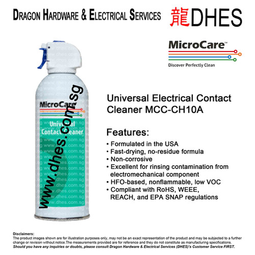 MicroCare Universal Electrical Contact Cleaner MCC-CH10A (0.66 lb / 10. ...