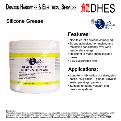 SealXpert SG111A Silicone Grease 500gm | Dragon Hardware & Electrical ...