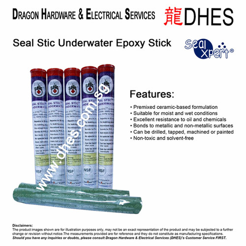 SealXpert Seal Stic SS106 Underwater Epoxy Stick | Dragon Hardware ...