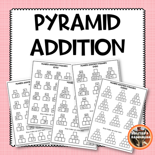 Pyramid Addition | Wolfies Resources