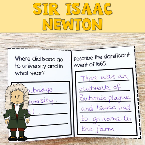 Isaac Newton Activities | Wolfies Resources