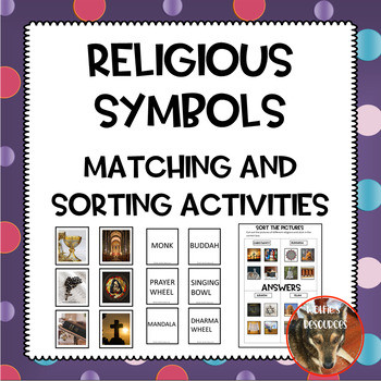 Religious Symbols Sorting Cards | Wolfies Resources