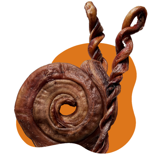 Trenzas y Donas de toro (Bully stick) | Pet´snacks Mx