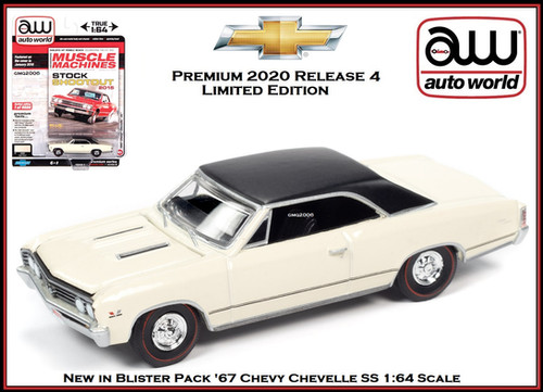 Auto World New Premium '67 Chevy Chevelle SS 1:64th Scale Diecast Cars ...