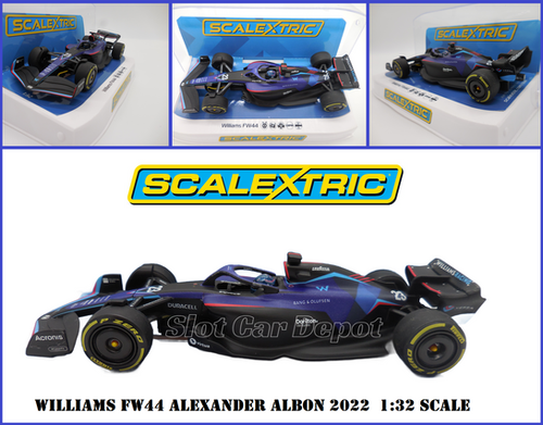 Scalextric Williams Fw44 Alexander Albon 1 32 Scale Slot Car C4425