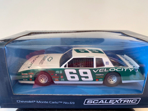 Scalextric CHEVROLET MONTE CARLO 1986 NO 69 - GREEN 1:32 Scale Slot Car ...