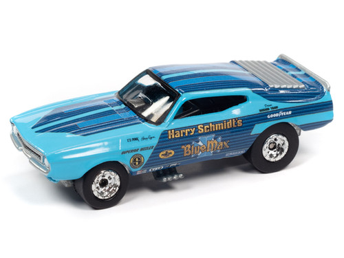 Racing Champions 1:64 Diecast Car '73 Ford Mustang Blue Max NHRA Funny ...