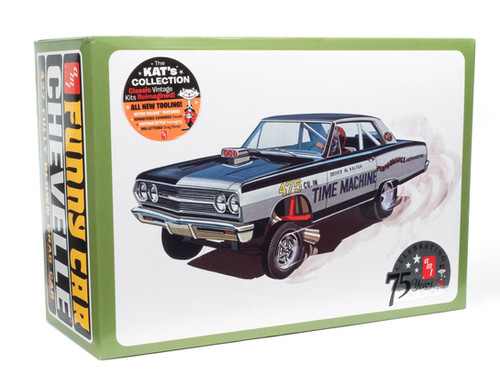1:25 Scale Model Kit NEW TOOLING '65 Chevelle Time Machine Funny Car by ...