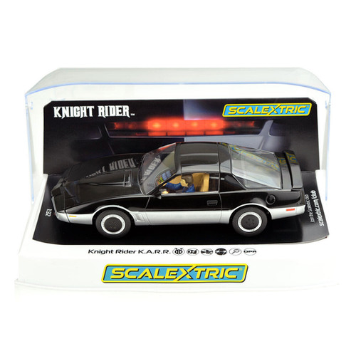 Scalextric Knight Rider K.A.R.R DPR W/ Lights & Scan Light 1/32 Slot ...