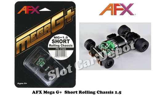 AFX 1 Brand New Mega G+ SHORT Rolling Chassis 1.5 Fits Racemasters ...