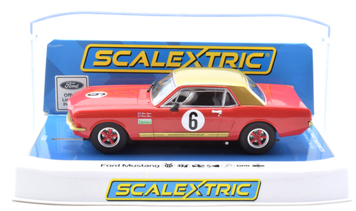Scalextric Ford Mustang Alan Mann Racing & Steve Soper 1:32 Slot Car ...