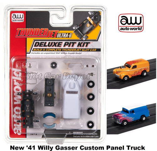 Auto World ThunderJet Deluxe Pit Kit '41 Willy Gasser Panel Body ...