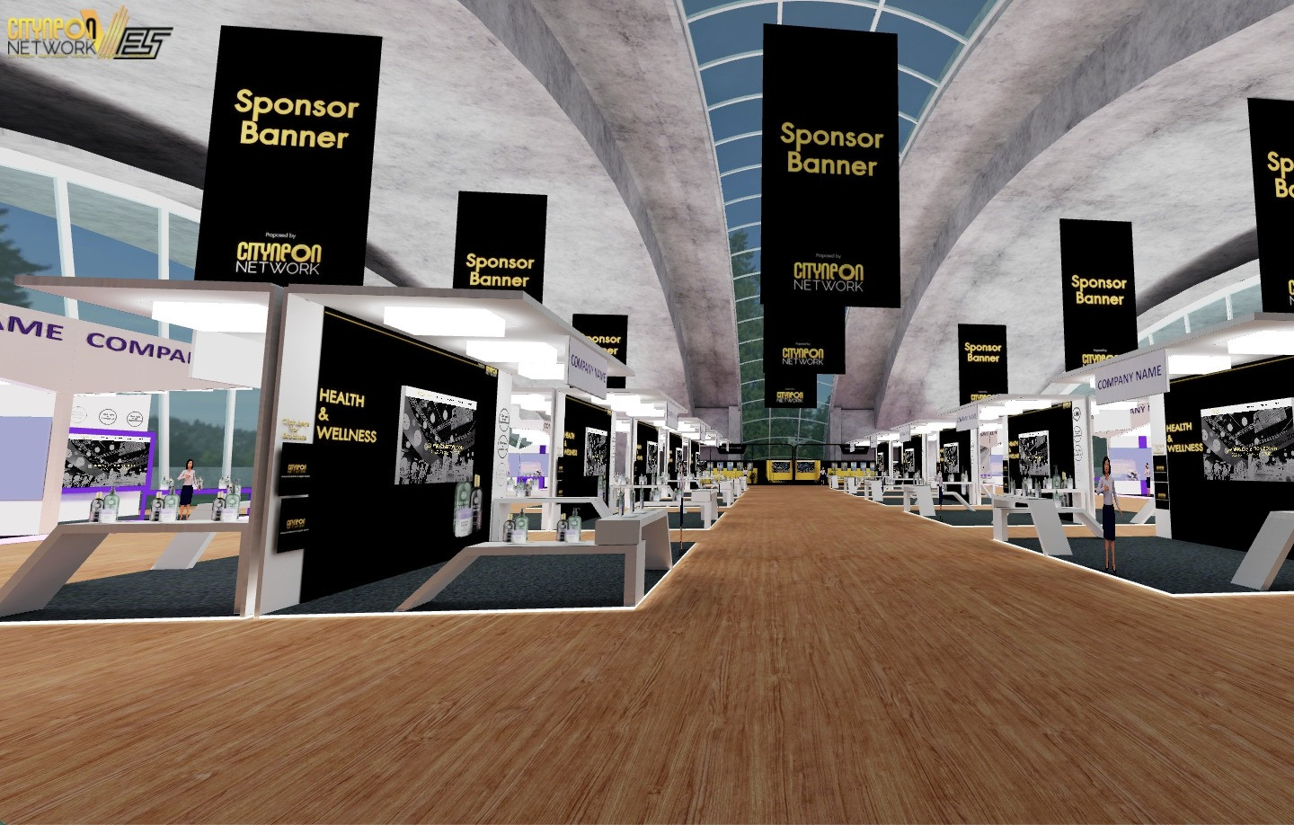 Virtual 3D exhibition | cityneonnetwork