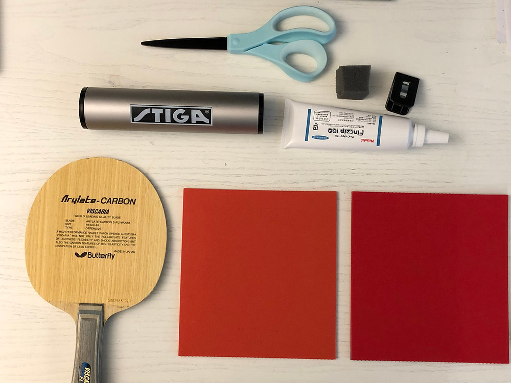 How to assemble table tennis paddle?
