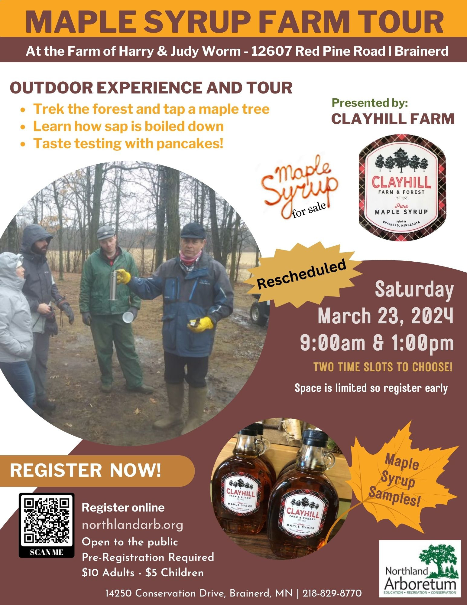 Maple Syrup Farm Tour | Northland Arboretum