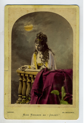 CABINET CARD – ACTRESS – ADELAIDE NIELSON AS JULIET – HAND TINTED ...