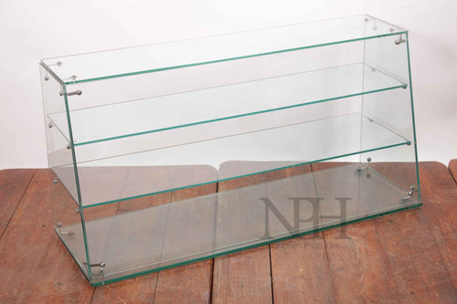 Glass display shelves | Northern Prop Hire