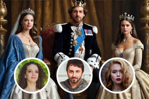 100871 Queen, King and Princess - Family Canvas Prints | My Site