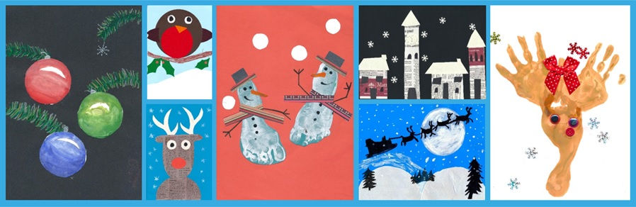 Artwork ideas for the school Christmas Card Project