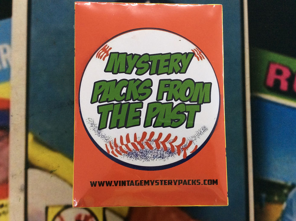 Vintage Mystery Packs | Repacked Wax Repacked Wax Baseball Packs Boxes