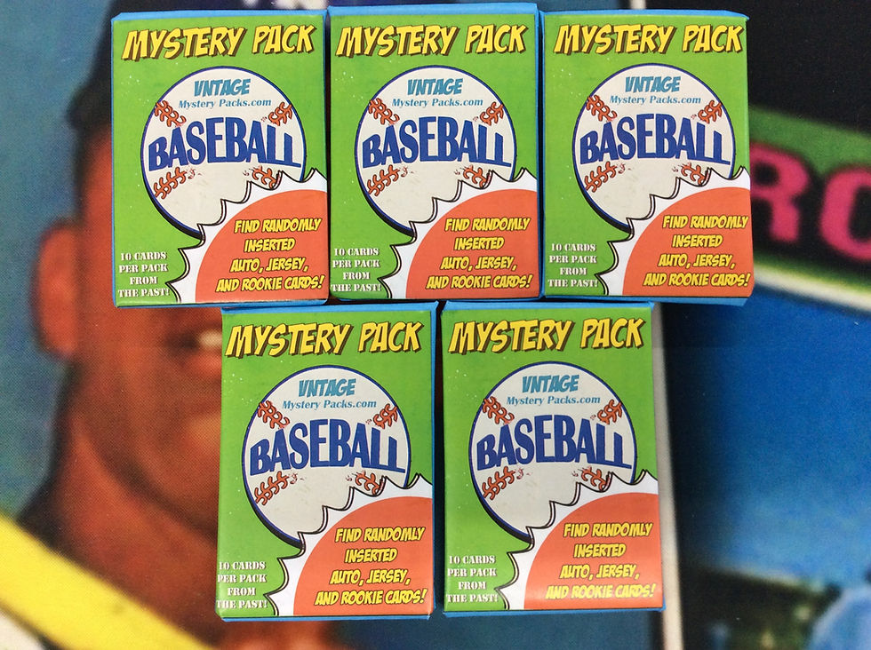 Vintage Mystery Packs | Repacked Wax Repacked Wax Baseball Packs Boxes