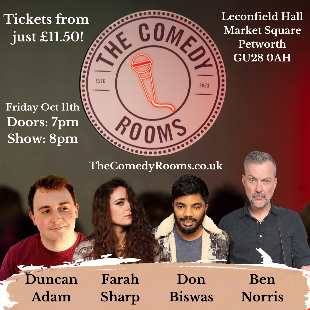 Petworth Comedy Rooms - October | The Comedy Rooms