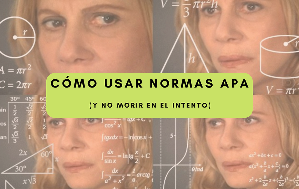 Cómo usar las normas APA (y no morir en el intento)