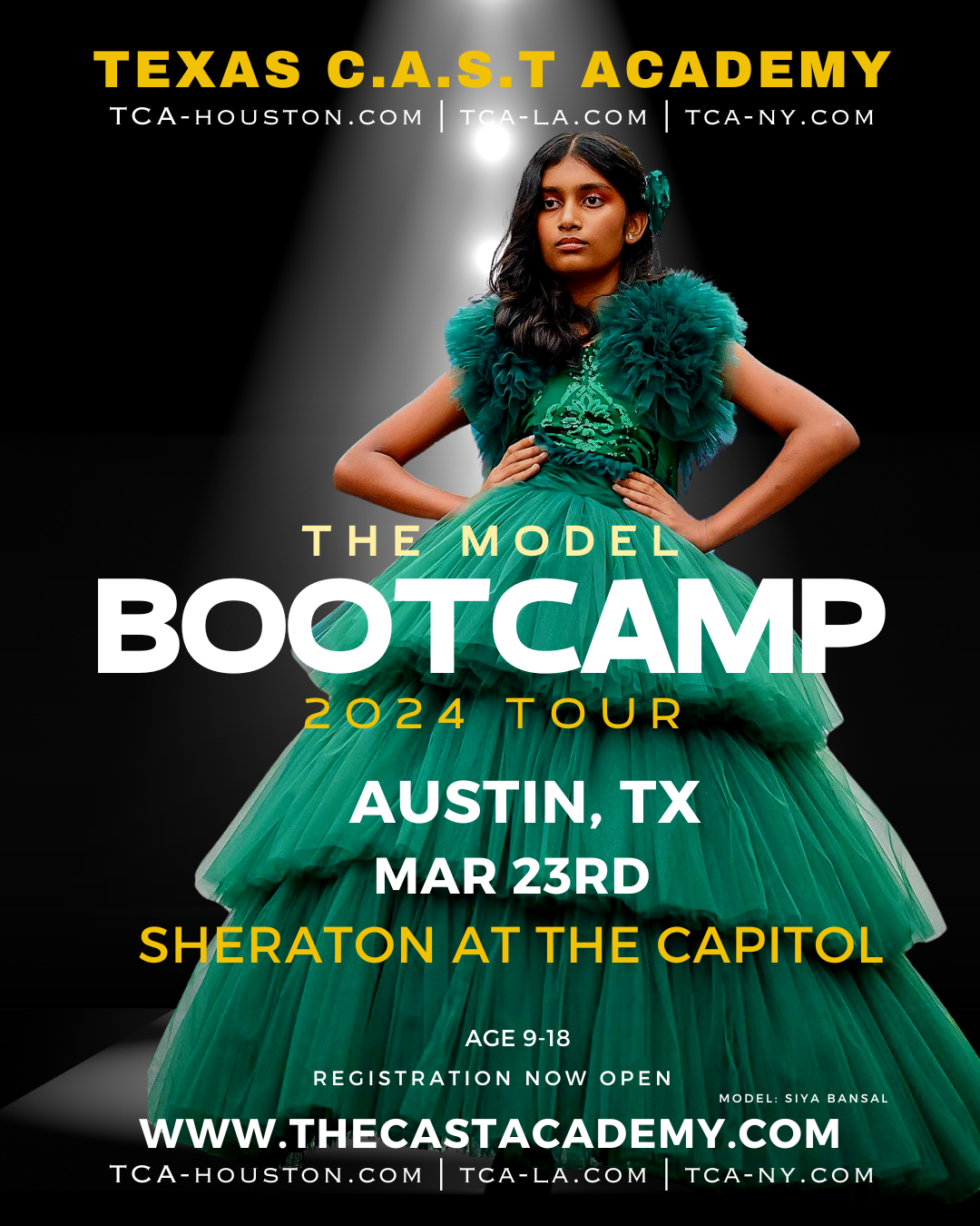 THE MODEL BOOTCAMP TOUR 2024 - AUSTIN TEXAS | The C.A.S.T Academy