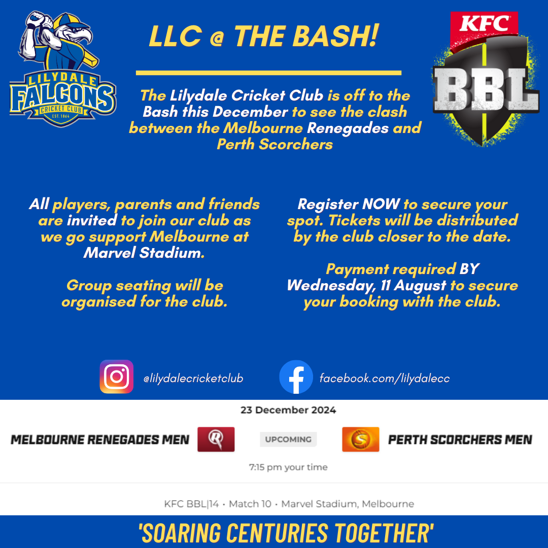 LCC at the Bash! | Lilydale CC