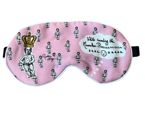 Masque de nuit - "Le Repos de Manneken Pis - Rose" | Roseline d'Oreye