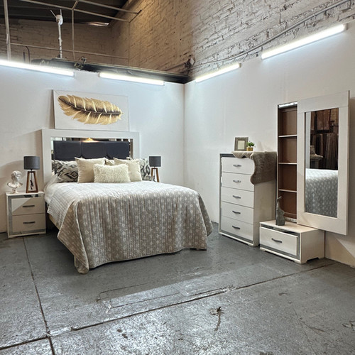 Recámara Mónaco blanca | MueblesVersan