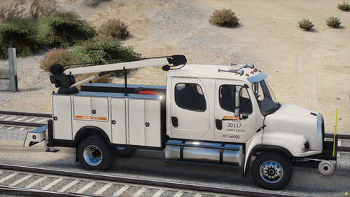 108 Hi Rail BNSF Livery - Designed by 203 Designs