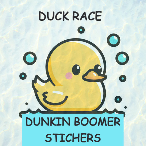 Pokemon Dunkin Boomer Sticker Duck Race | Pokemon Ranger M