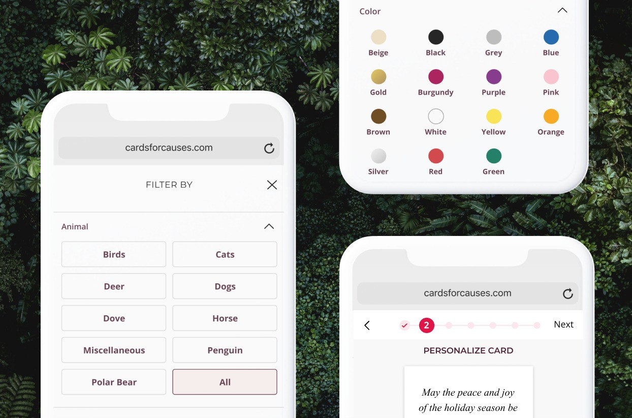 Case Study: Cards for Causes – Web App UX Design | Neuron