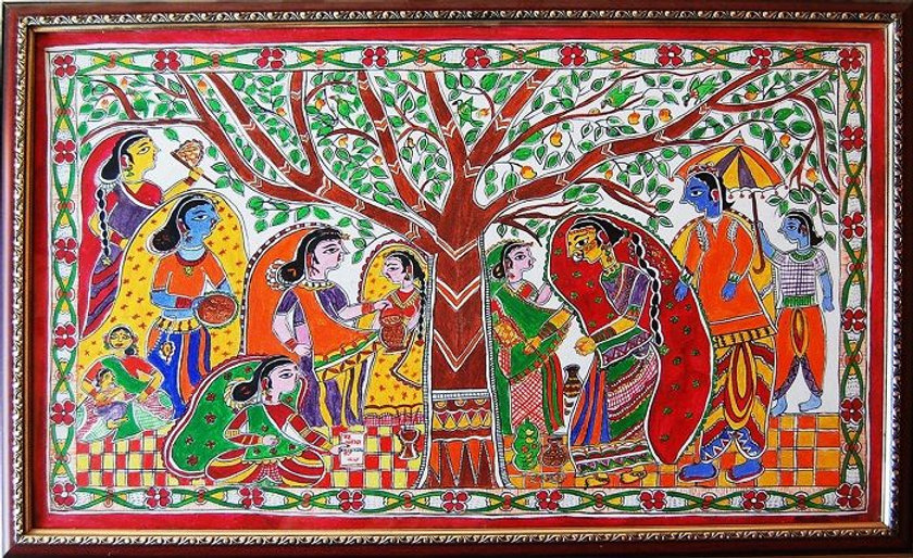 THE CURIOUS STORY OF INDIAN MADHUBANI PAINTINGS