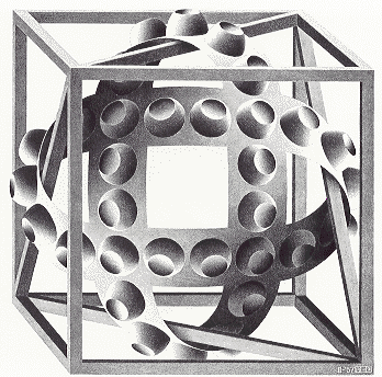 The Interesting Story of Escher who explored the inclusive Mathematica