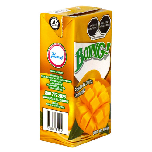 Boing tetrapack (mango) 500 ml | El Valle Foods