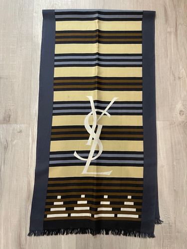 Yves Saint Laurent YSL Silk Scarf | RetroBlades