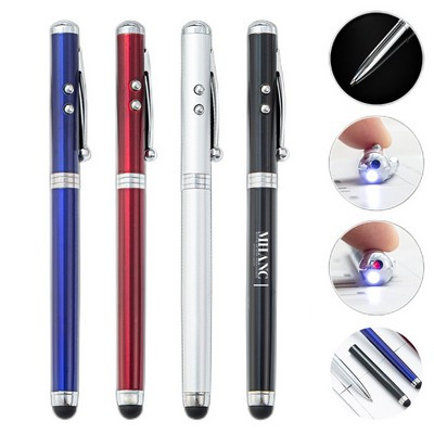 Laser Pointer Stylus Ballpoint Pen - Your Ultimate 3-in-1 Tool!