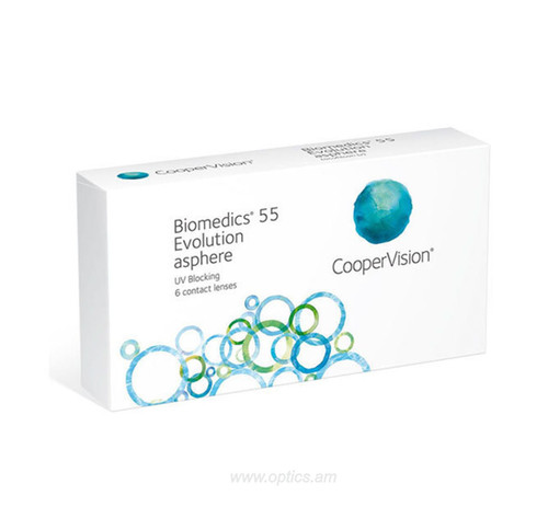 CooperVision® Biomedics 55 Evolution asphere | Optics