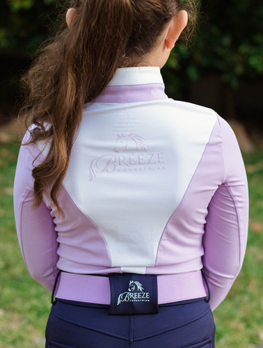 Long Sleeve Baselayer - Lilac | Breeze Equestrian