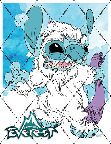 Stitch as The Yeti from Expedition Everest | Mysite