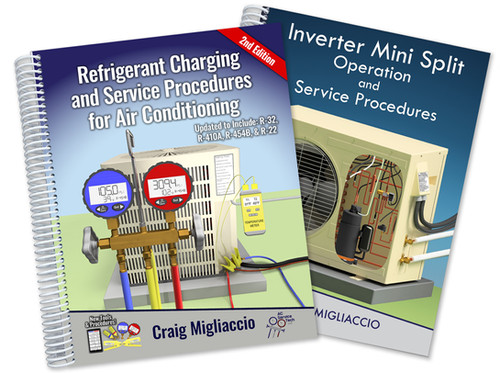 NEW 2nd Edition Refrigerant Charging & Mini Split Paperback Combo | AC ...