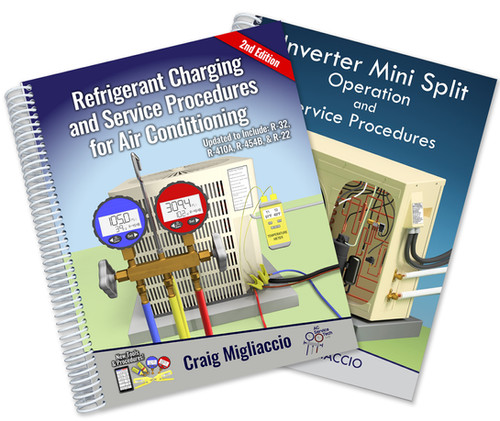 NEW 2nd Edition Refrigerant Charging & Mini Split Paperback Combo | AC ...