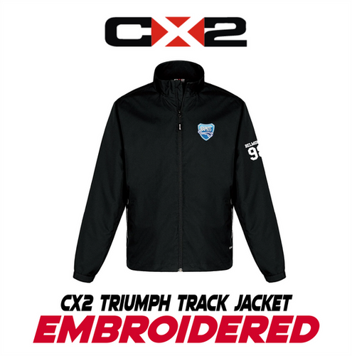Embroidered CX2 Triumph Track Jacket | Belmonte Boys