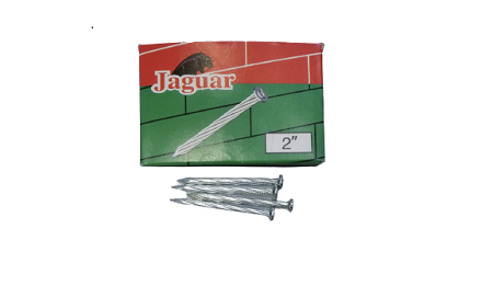 White Steel Nails Jaguar | Hardware Corner