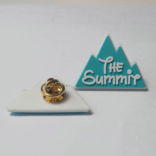 Summit pin badge | Cheerful Badges